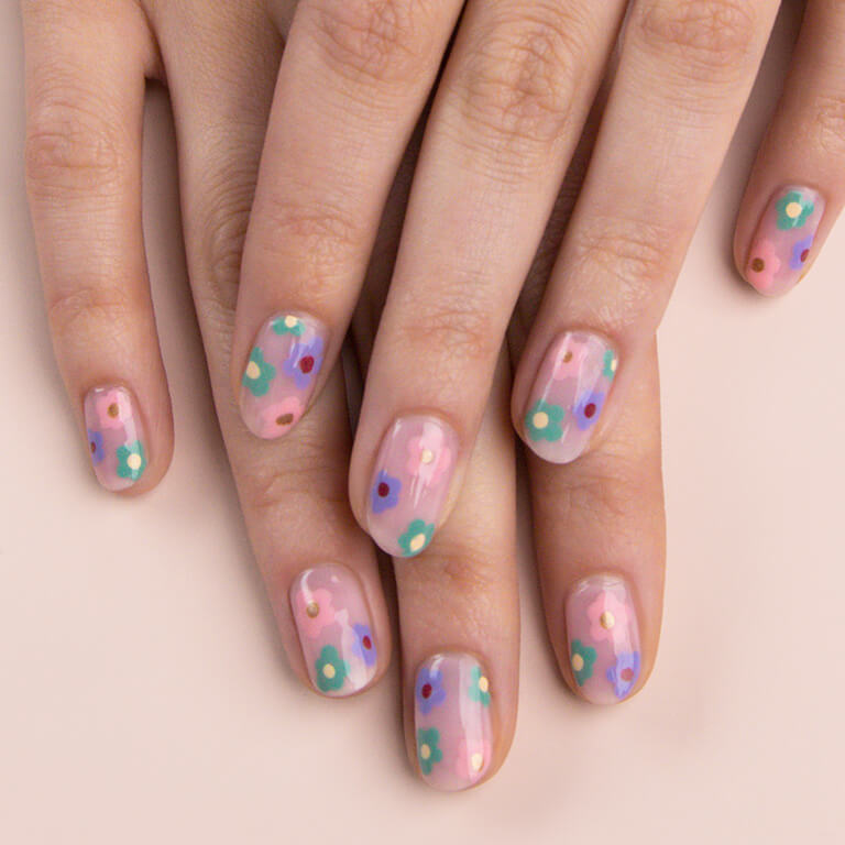 30 Best Flower Nail Art Inspiration Looks and Easy Tutorials | IPSY