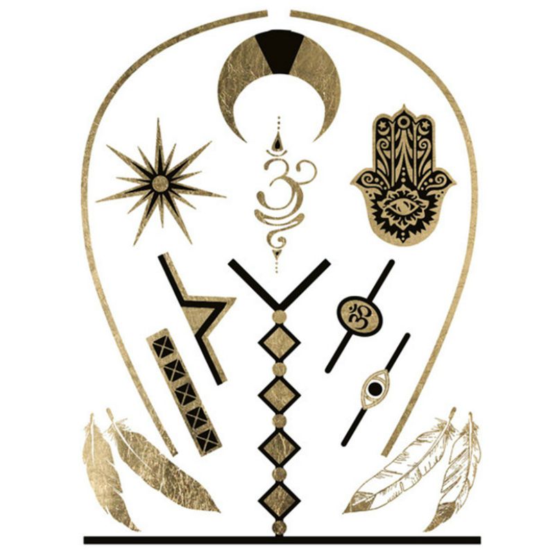 Native American Body Paint Symbols